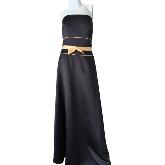 Alfred Angelo | Dresses | Alfred Angelo Strapless Satin Evening Gown 2 ...